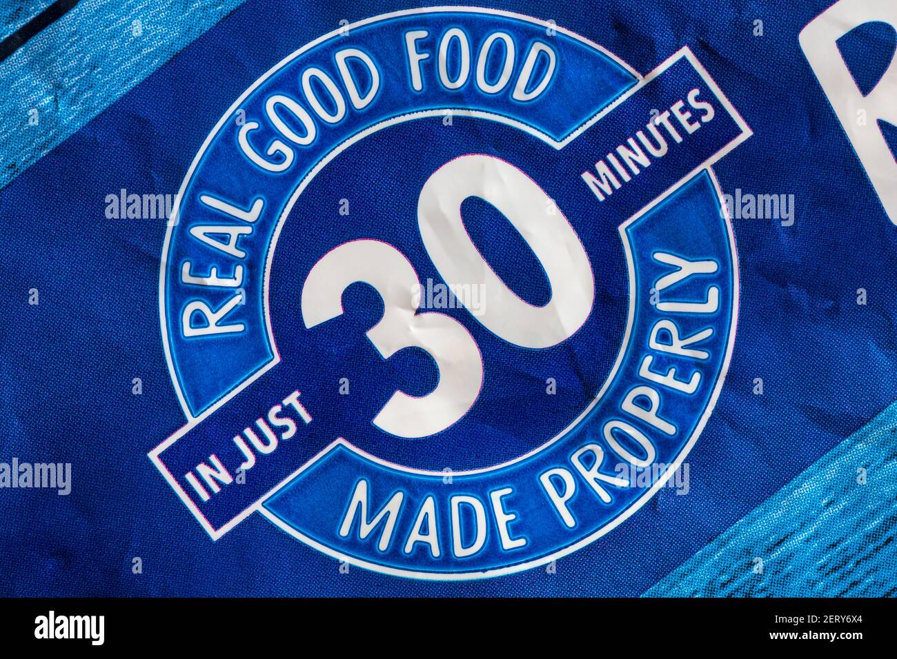 Really good food made properly in just 30 minutes hi-res stock ...