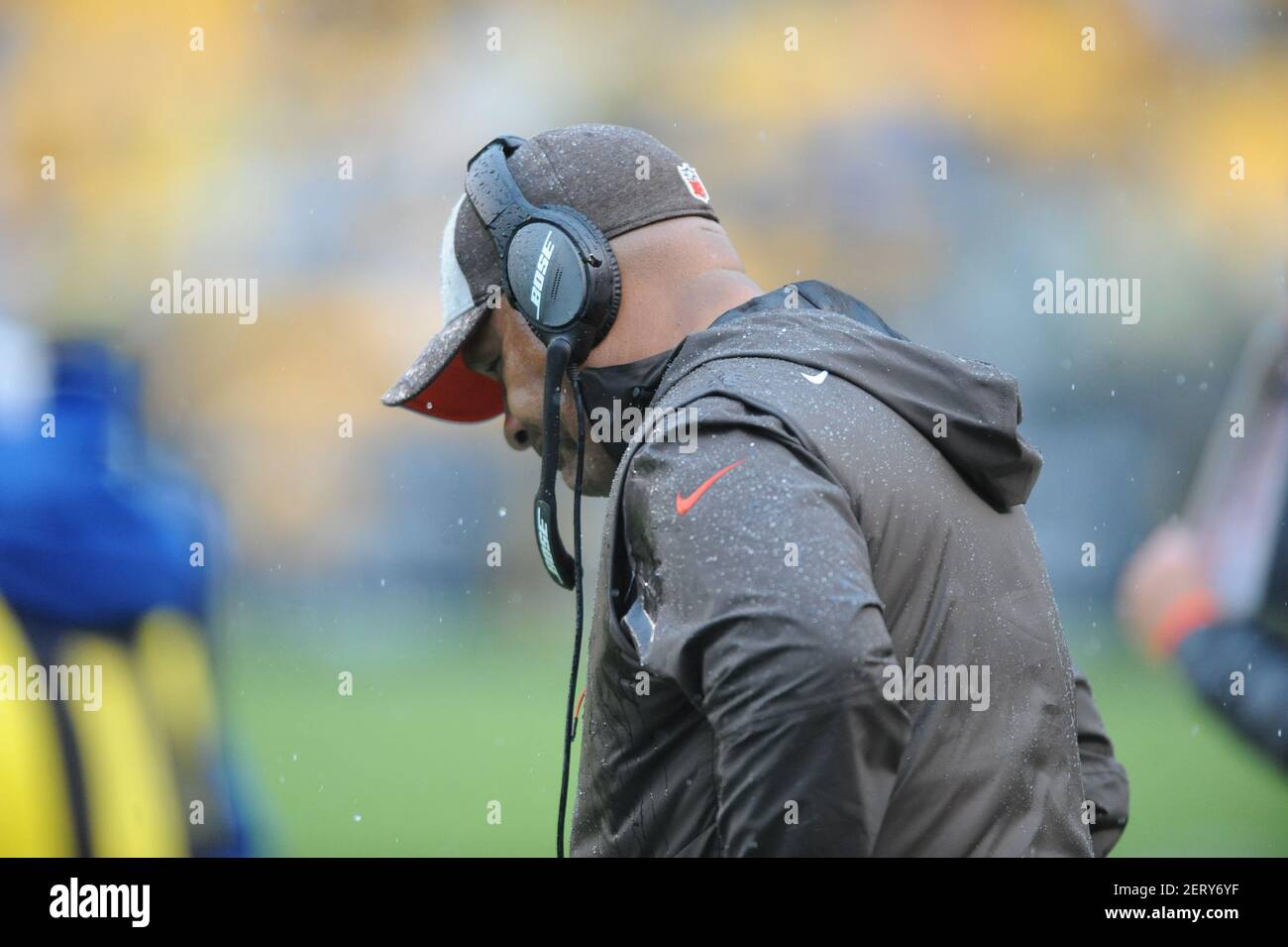October 28th, 2018: Head Coach Hue Jackson during the Pittsburgh ...