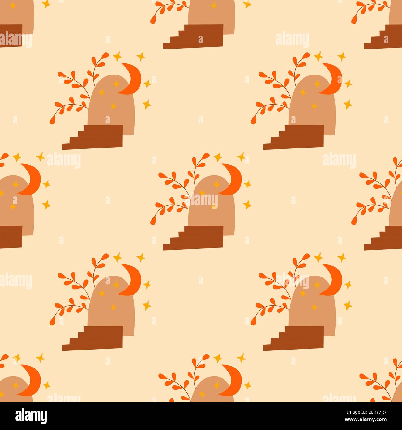 Arch stairs Stock Vector Images - Alamy