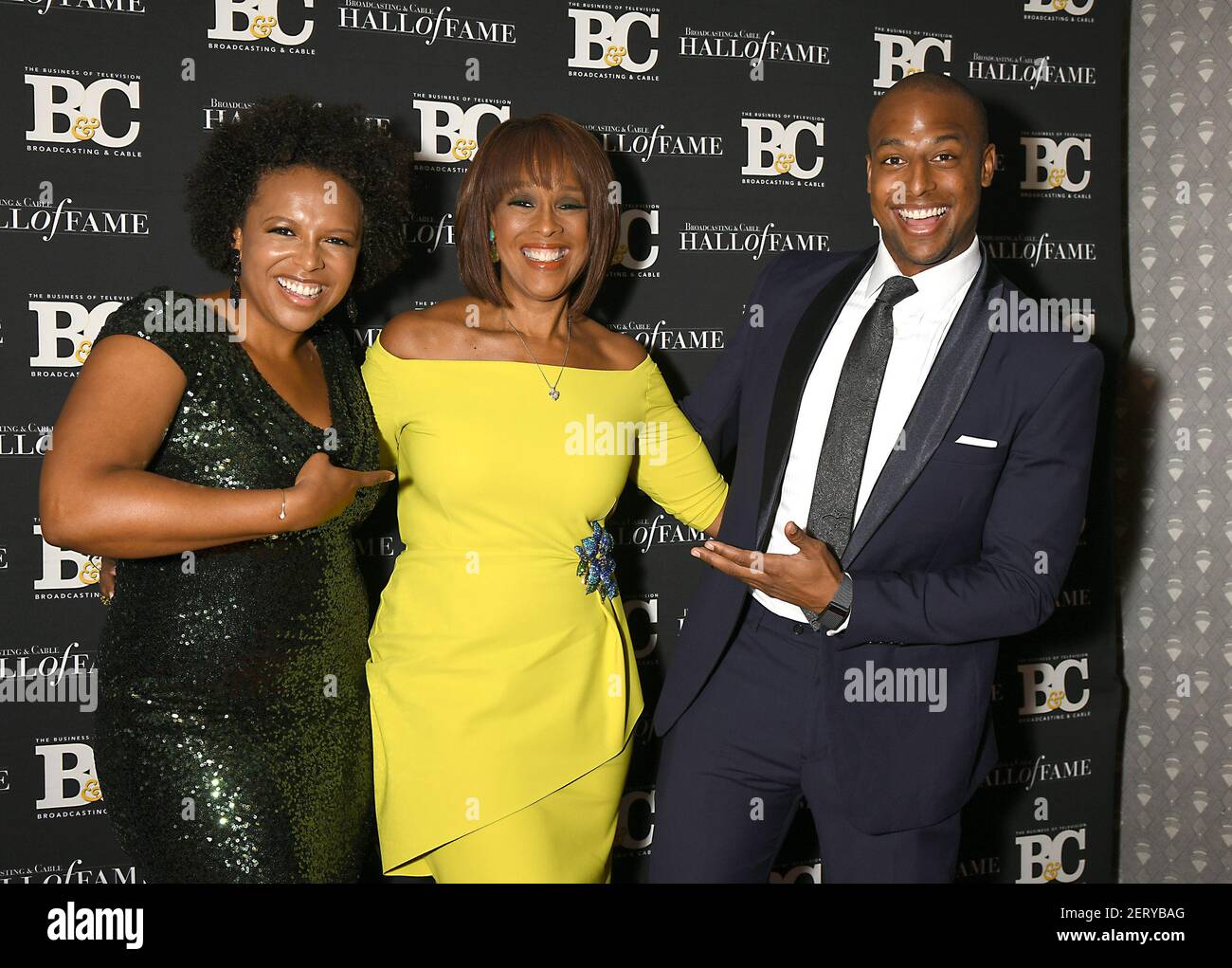 Gayle King and her children Kirby Bumpus and Will Bumpus attends the ...