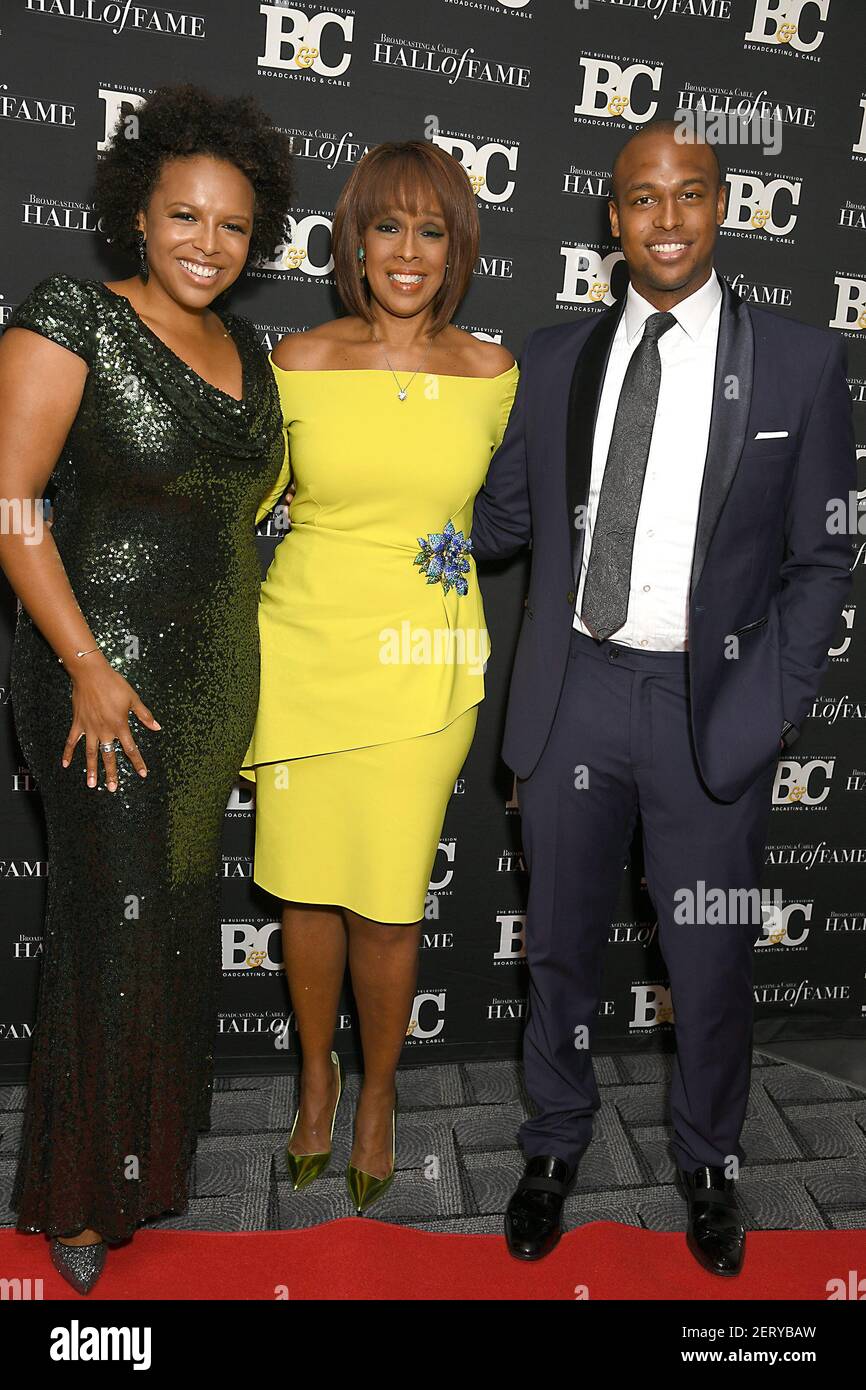Gayle King and her children Kirby Bumpus and Will Bumpus attends the ...