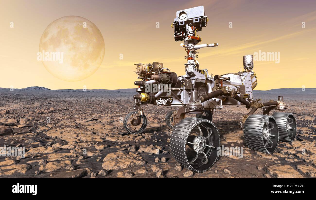 Perseverance rover wheels hi-res stock photography and images - Alamy