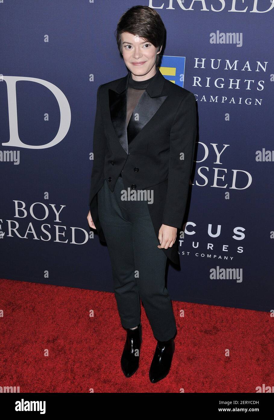 Emily Hinkler arrives at the "Boy Erased" Los Angeles Premiere held at ...