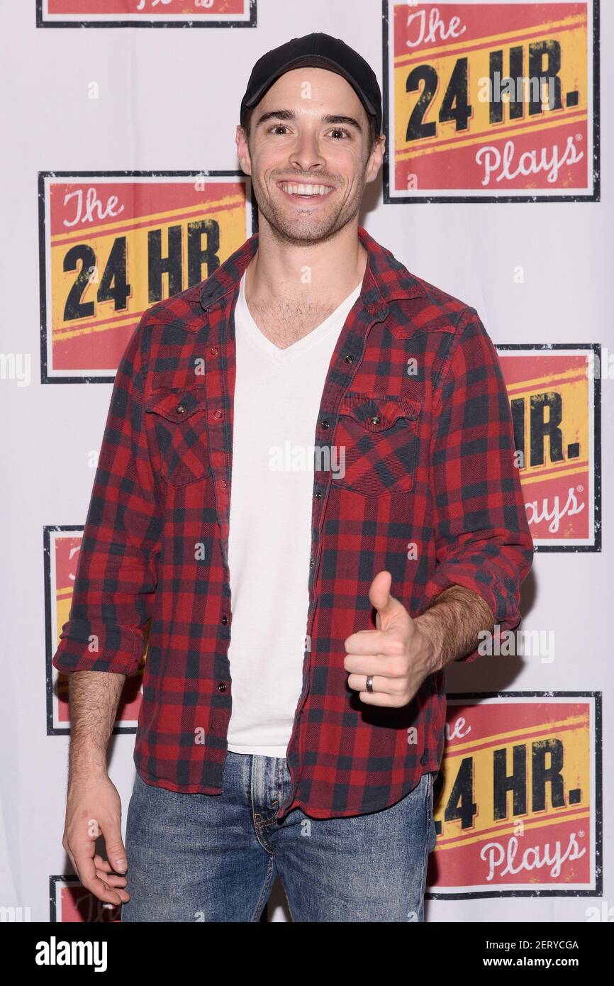 Actor Corey Cott attends the 24 Hour Plays on Broadway at the American ...