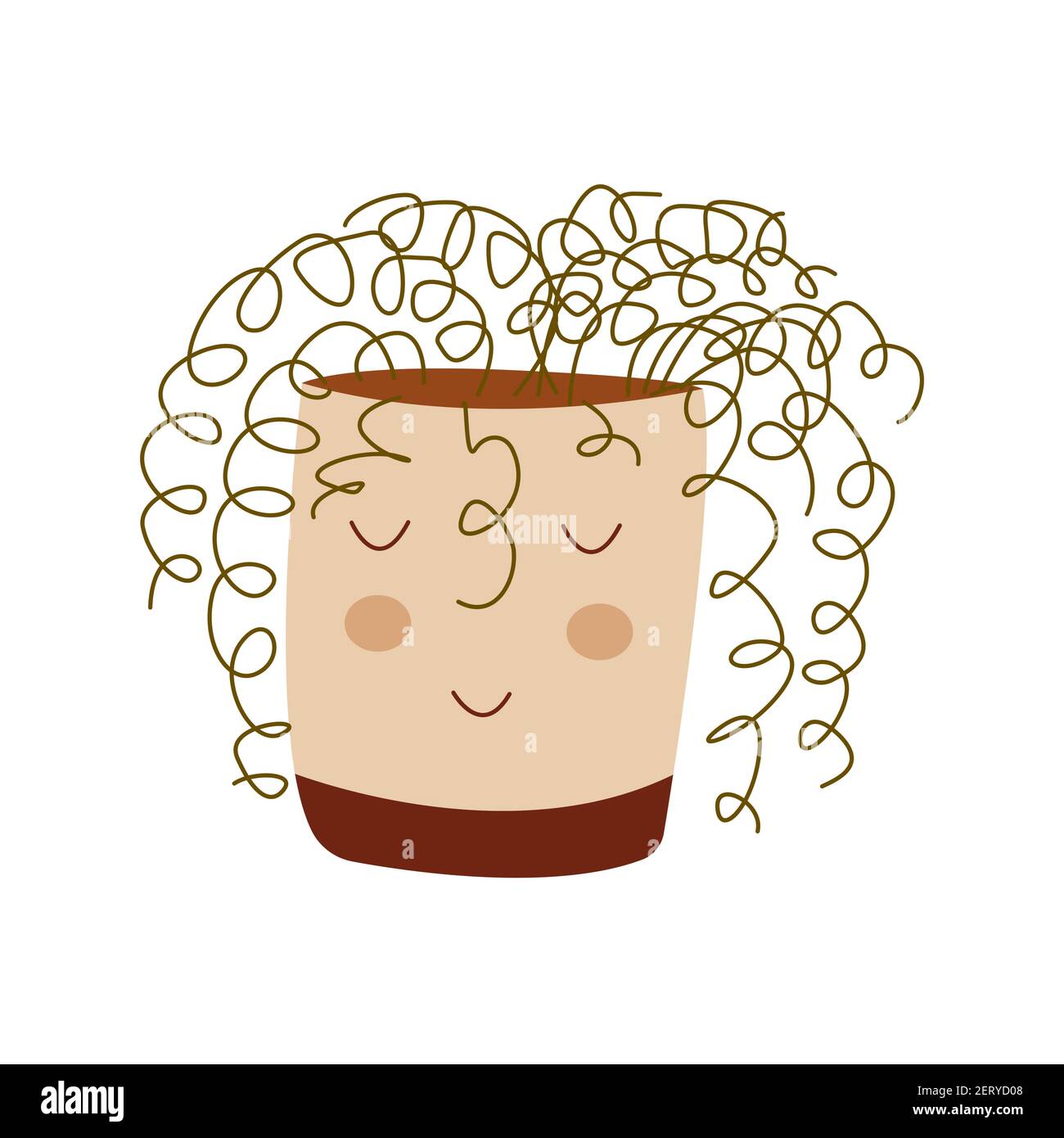 Curly bush Stock Vector Images - Alamy