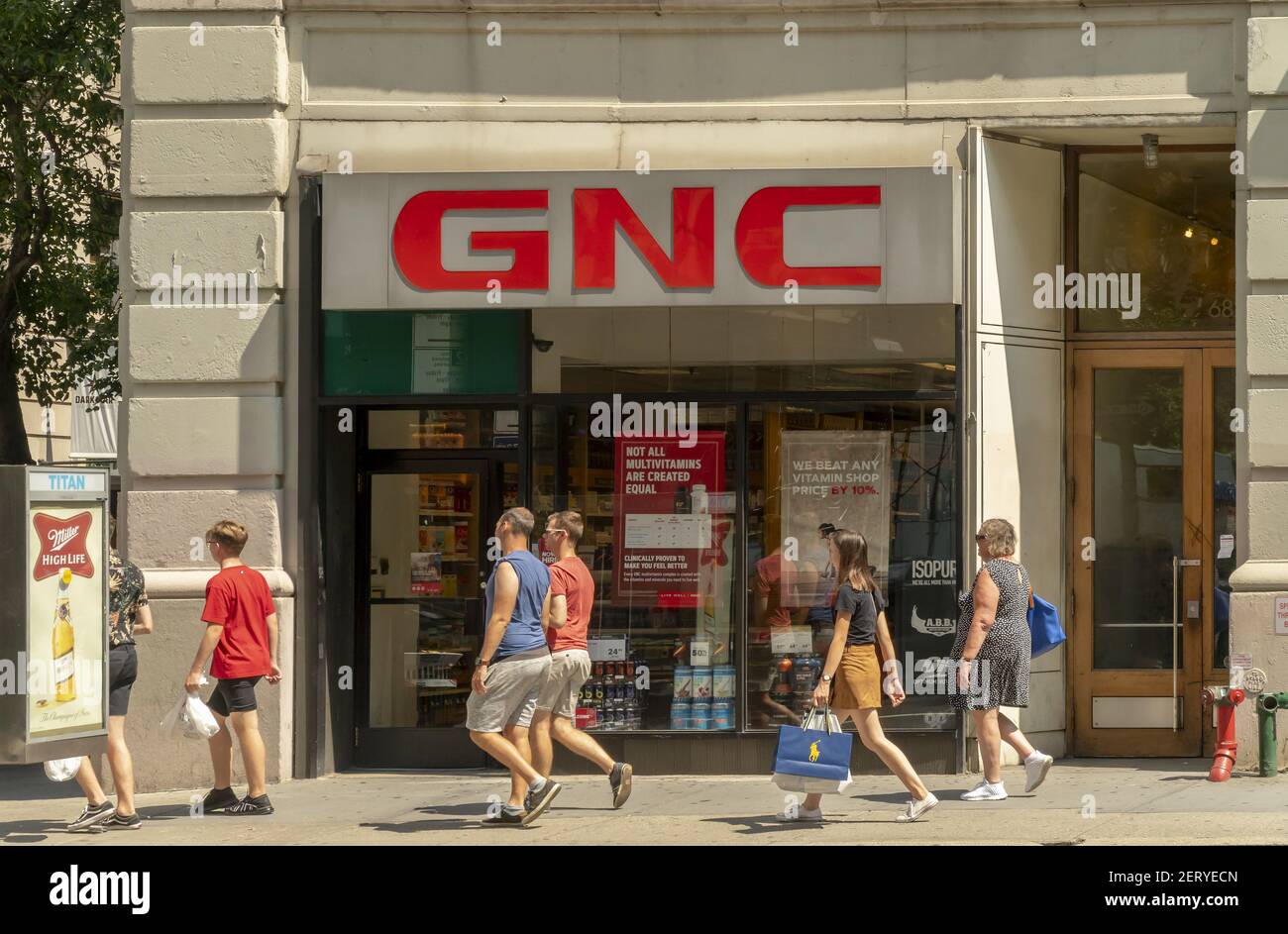 A GNC store in the Noho neighborhood of New York on Saturday, July 28 ...