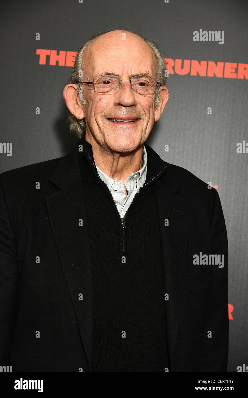 actor Christopher Lloyd attends the New York Premiere of "The Front ...