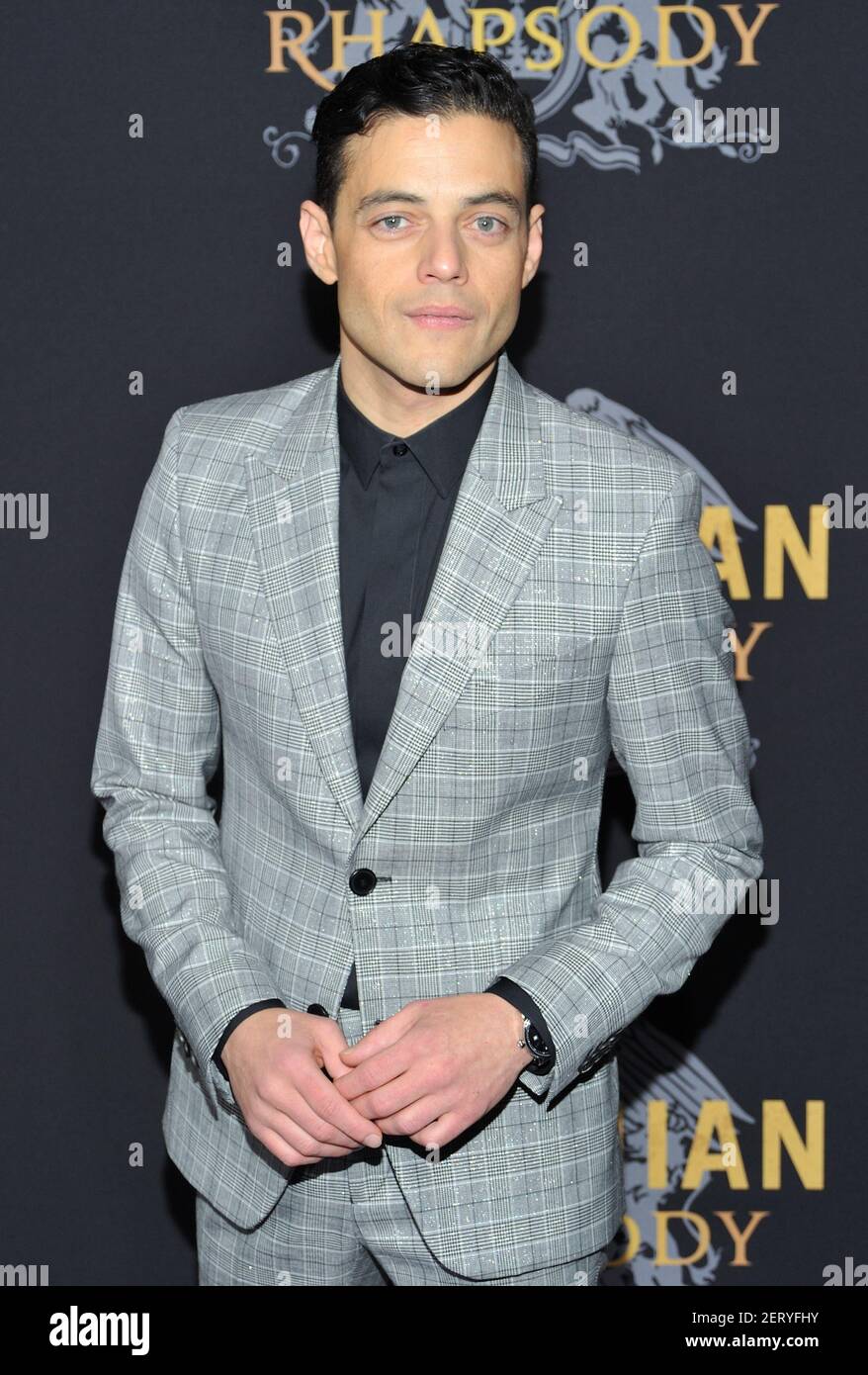 Actor Rami Malek attends the NY special screening of Bohemian Rhapsody ...