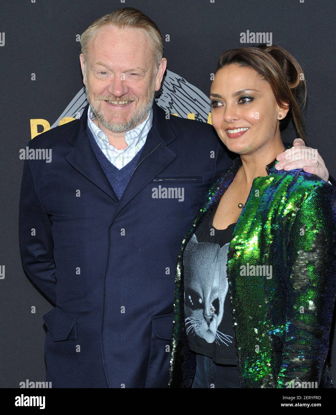 L-R: Actor Jared Harris and Allegra Riggio attend the NY special ...