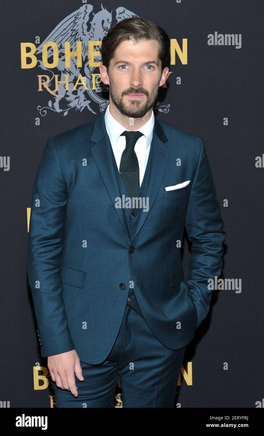 Actor Gwilym Lee attends the NY special screening of Bohemian Rhapsody ...