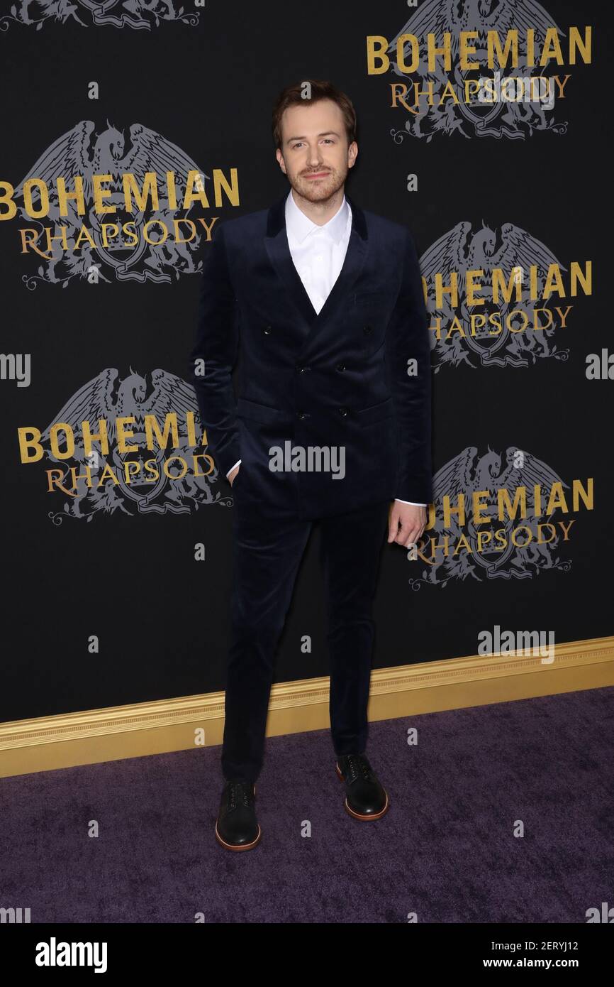 Joseph Mazzello during the Bohemian Rhapsody special New York Screening ...