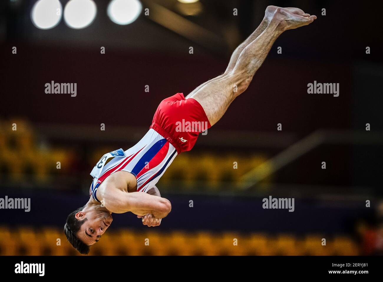 October 31, 2018: Samuel Mikulak of Â United States during Floor ...