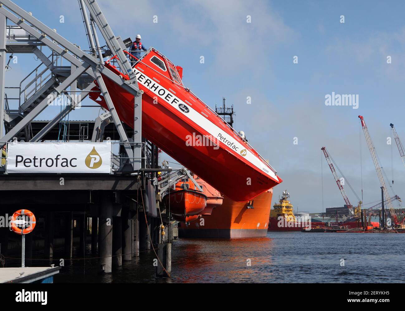 Fall lifeboat hi-res stock photography and images - Alamy