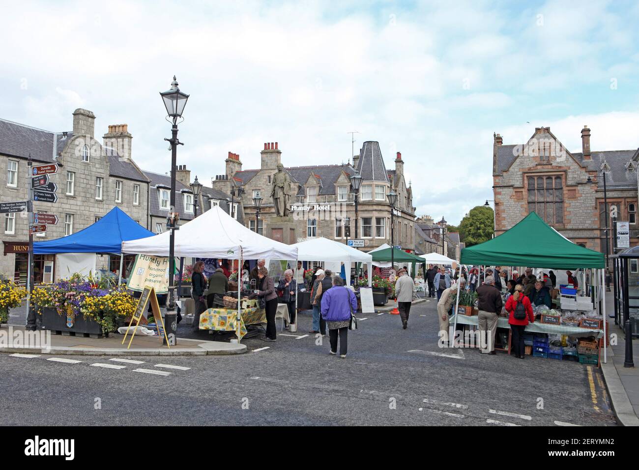 Market town scotland hi-res stock photography and images - Alamy