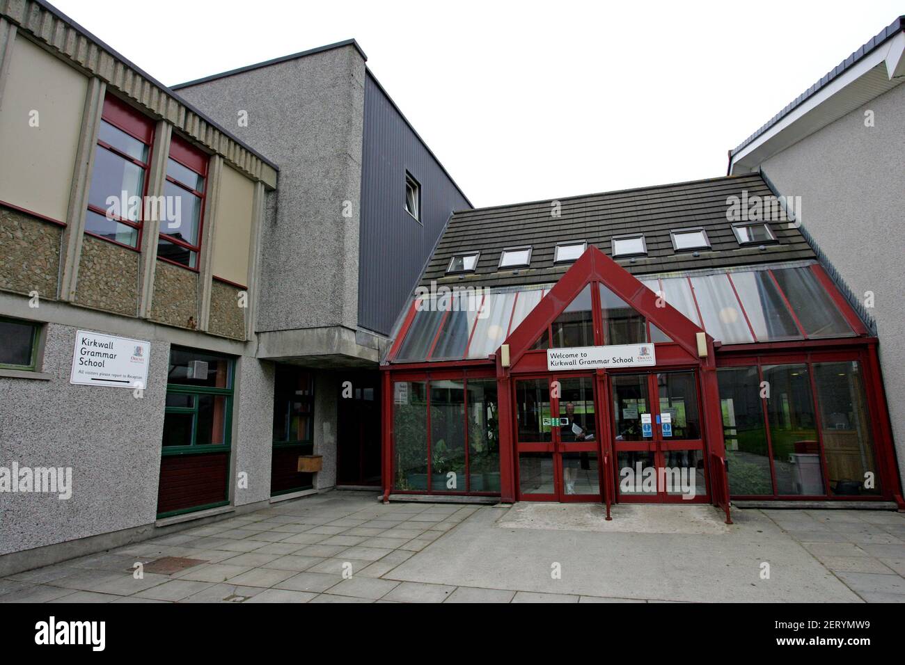 Kirkwall Grammar School on the isle of Orkney, Scotland, UK Stock Photo ...