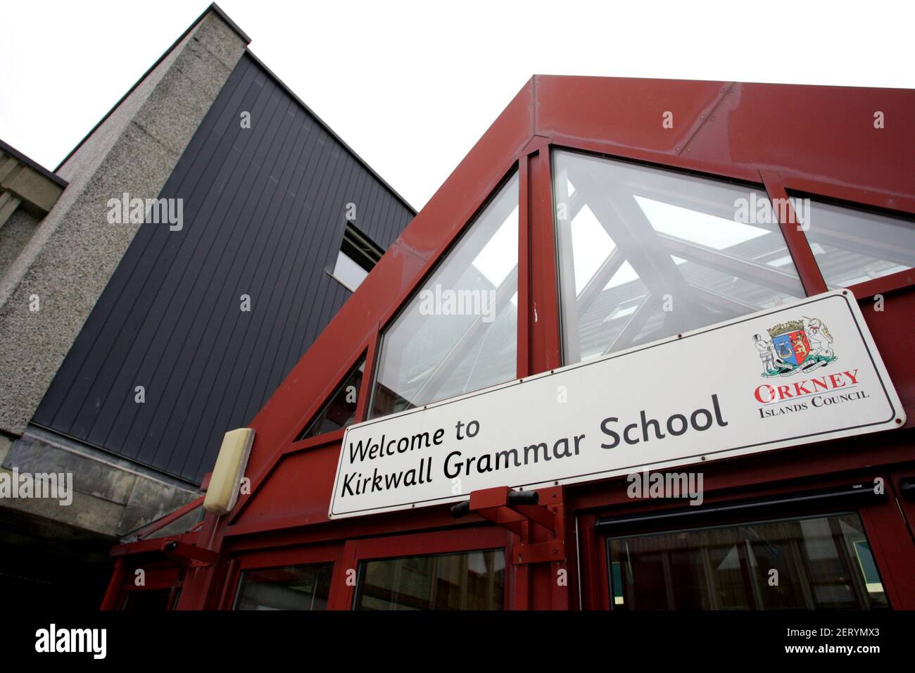 Kirkwall Grammar School on the isle of Orkney, Scotland, UK Stock Photo ...