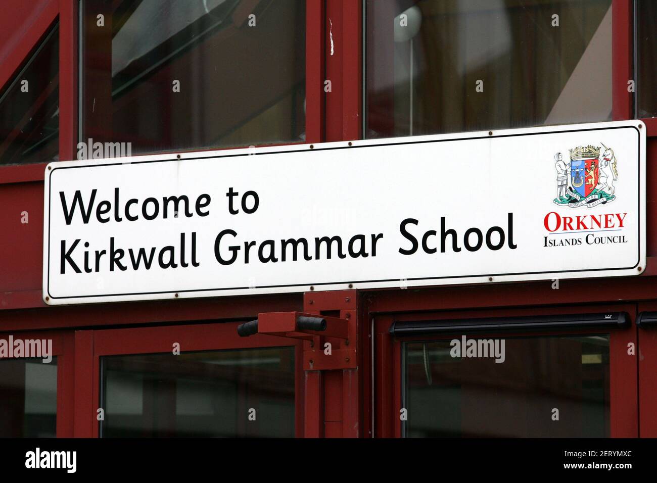 Kirkwall Grammar School on the isle of Orkney, Scotland, UK Stock Photo ...
