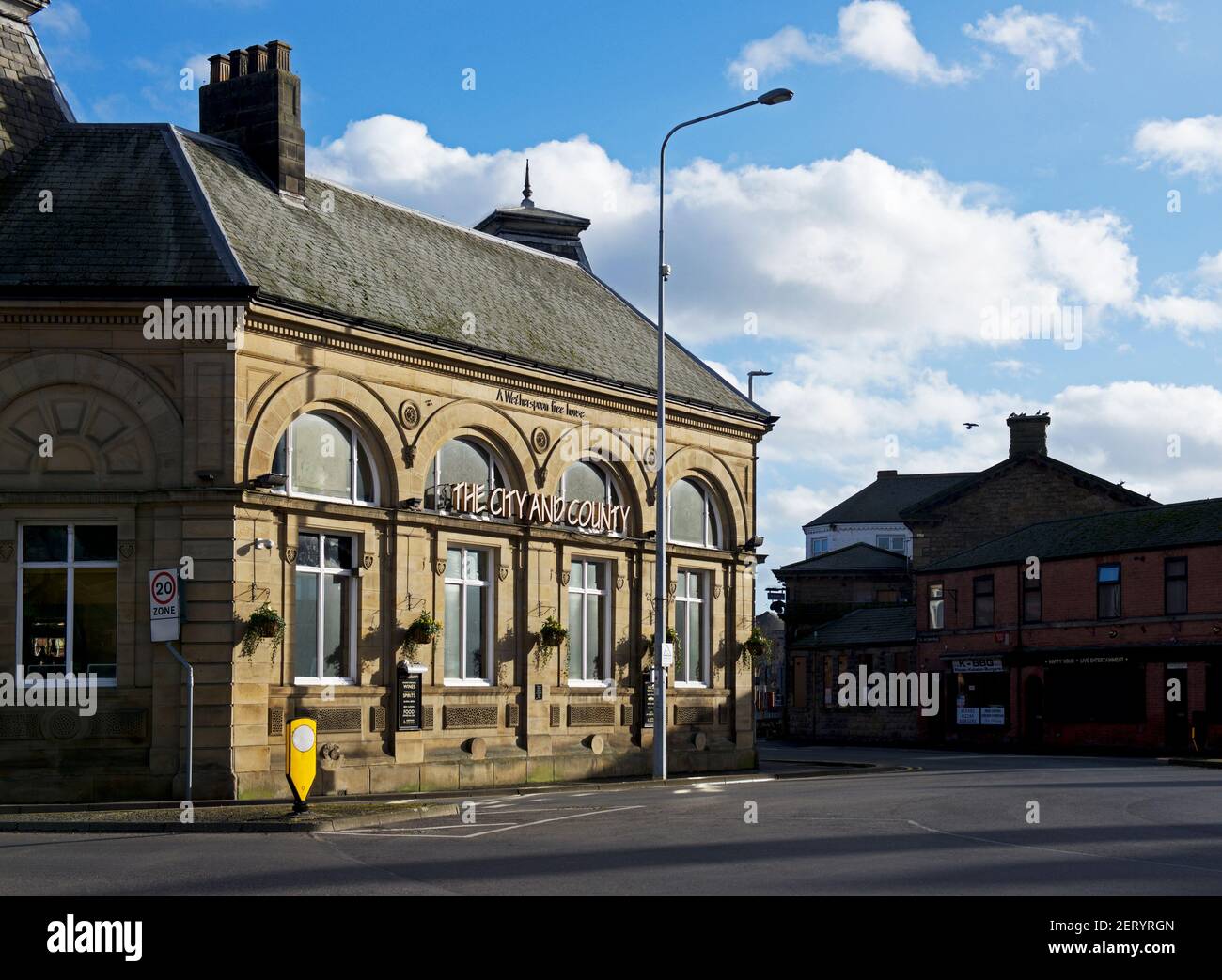 The City and County, a Wetherspoons pub in Goole, East Yorkshire ...