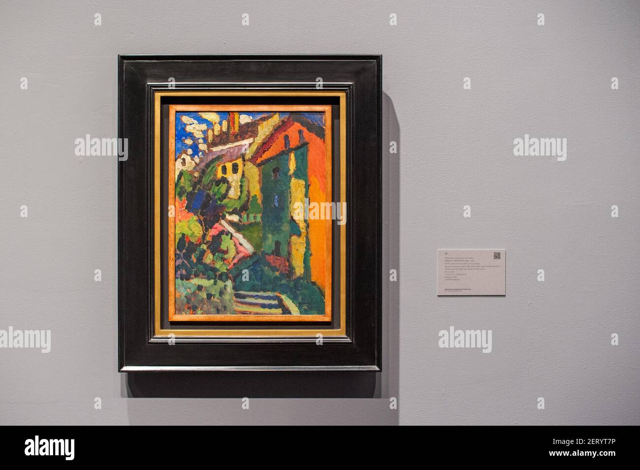 Vassily Kandinsky , Treppe Zum Schloss (Steps to the Castle) , 1909 ...