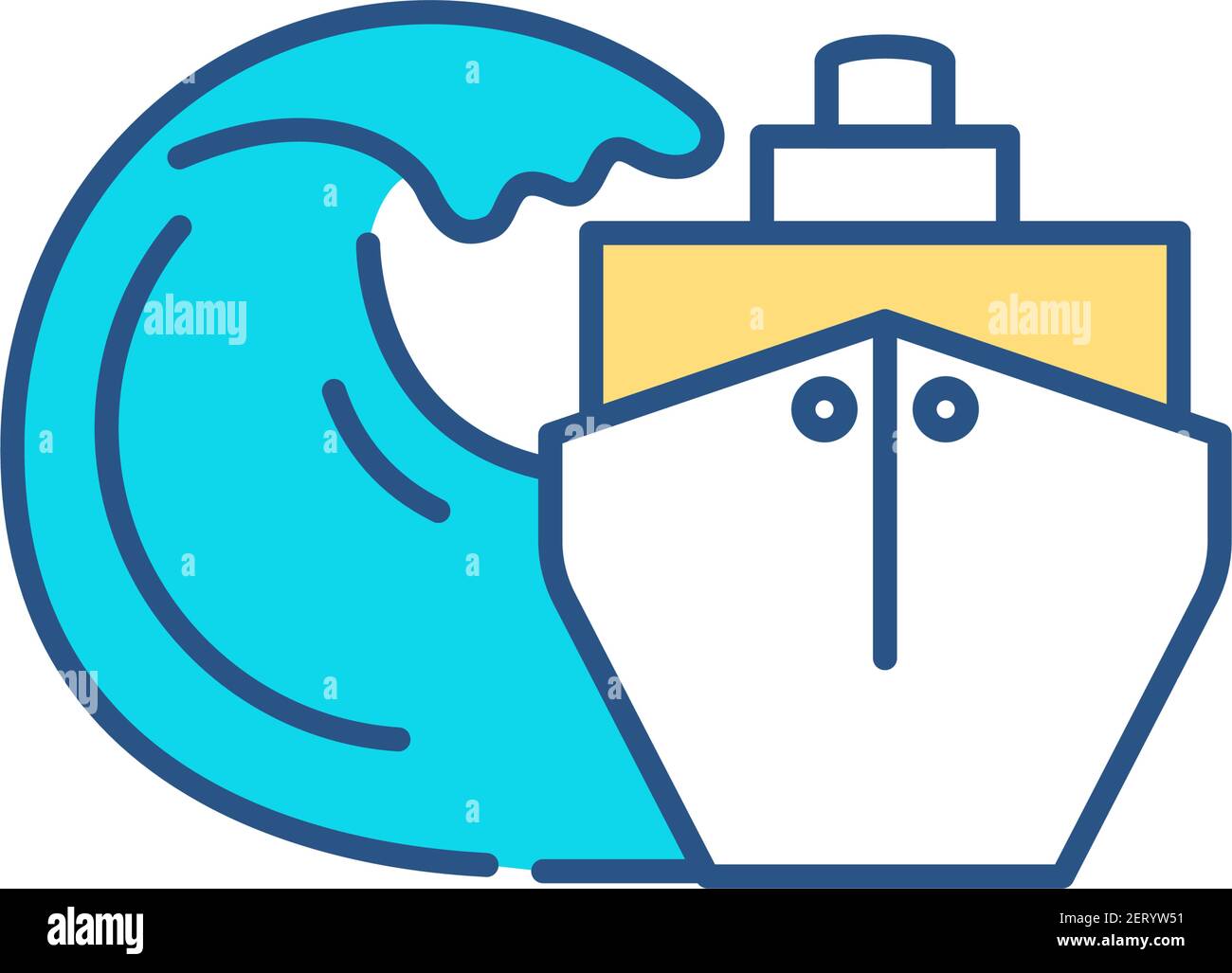 Hydrodynamic loads RGB color icon Stock Vector Image & Art - Alamy