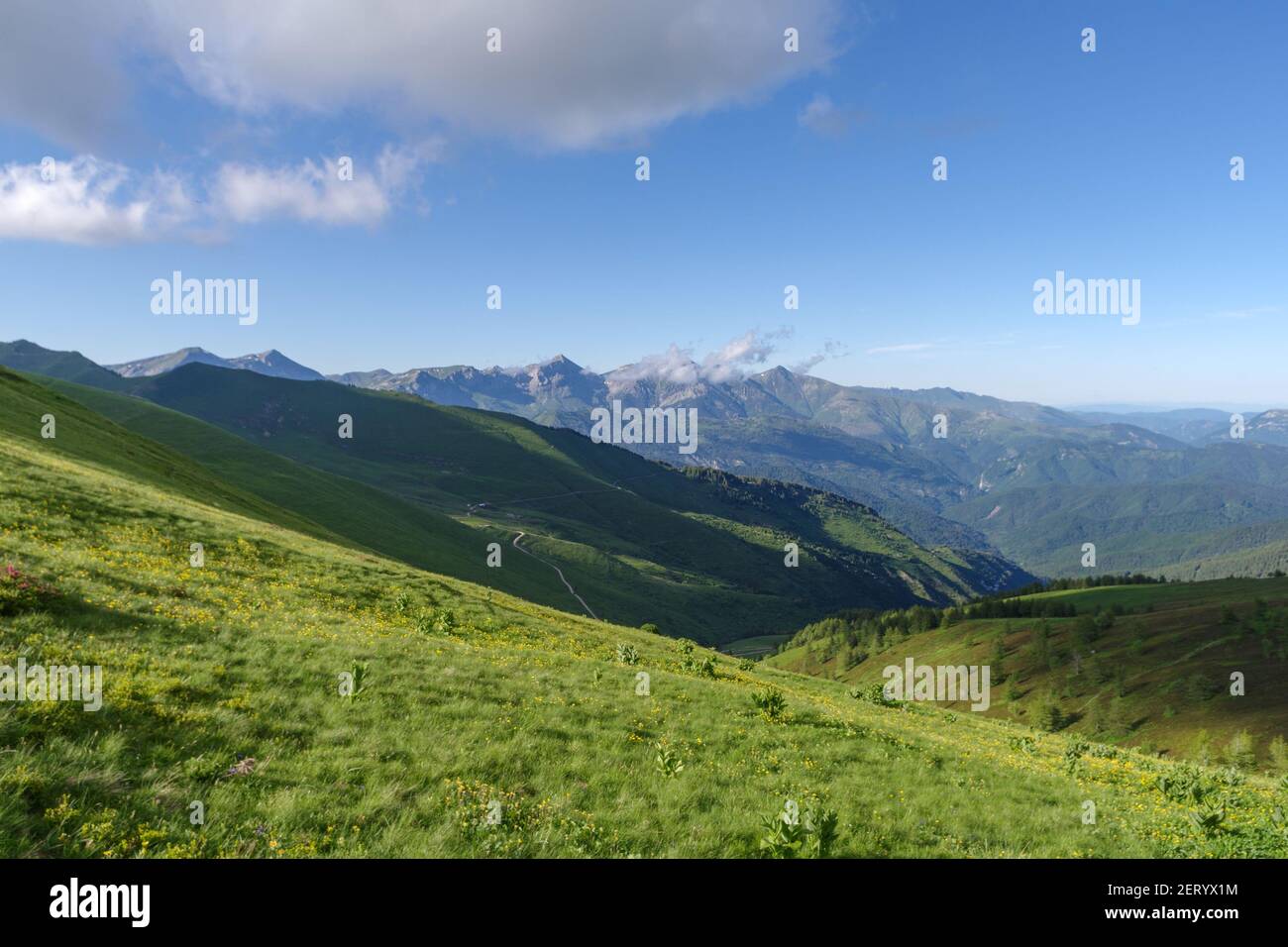 Ligurian Alps, along the French-Italian border Stock Photo - Alamy