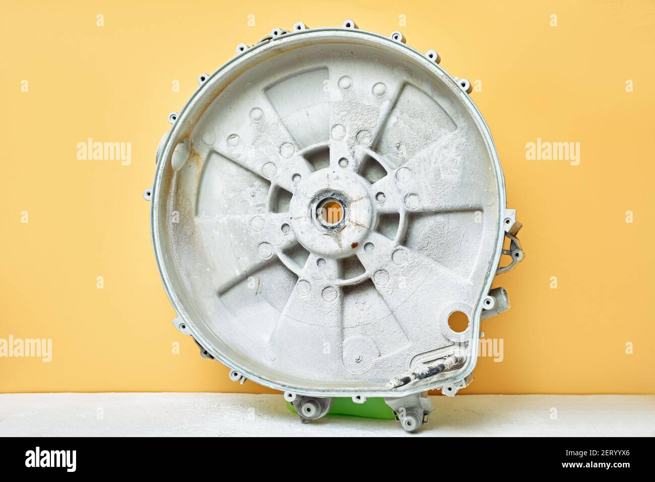 Plastic bottle element washing machine. Disassembled clothes washer ...