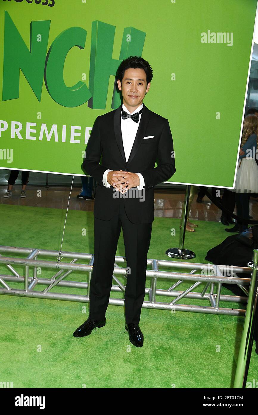 Japanese actors from the Japanese Grinch movie Yo Oizumi attends the ...