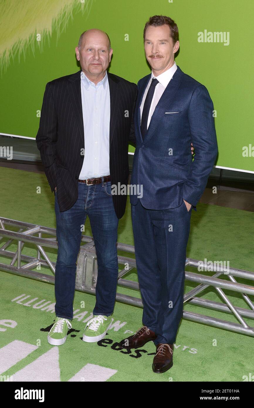 (L-R) Chris Meledandri, CEO of Illumination Entertainment and actor ...