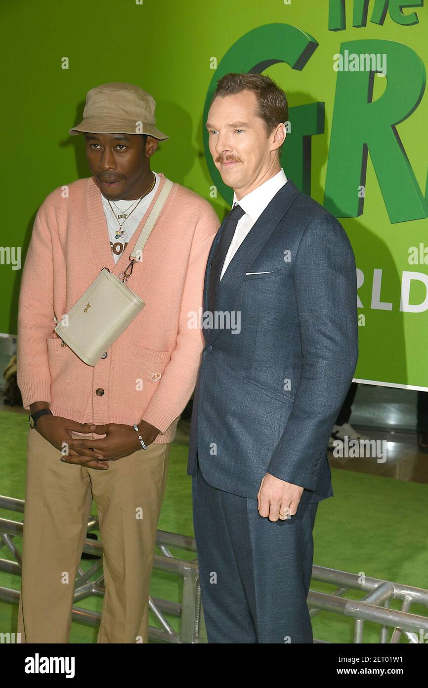 Musician and song composer Tyler, the Creator and Benedict Cumberbatch ...