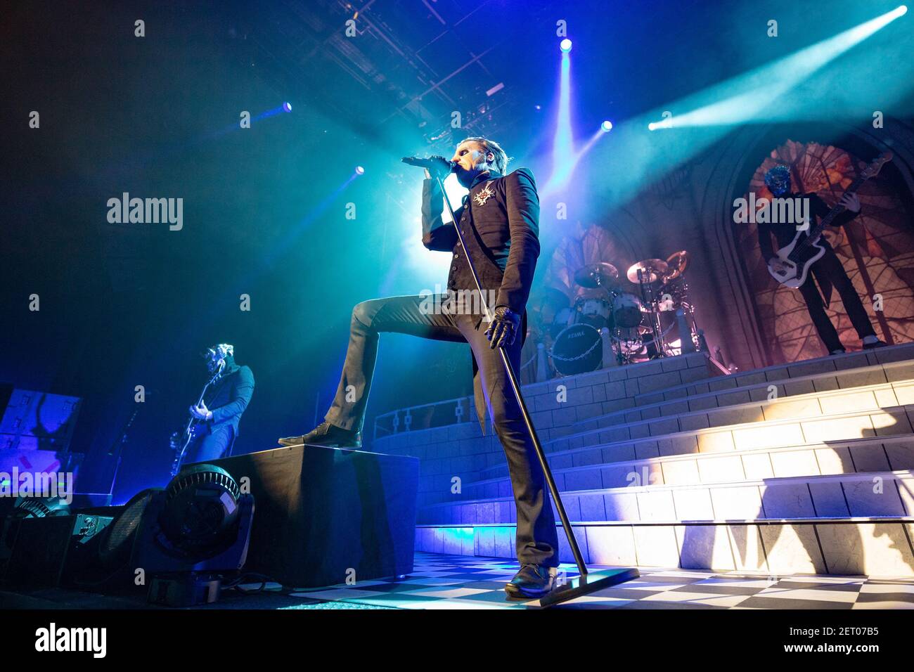 Nameless Ghoul and Cardinal Copia (Tobias Forge) of Ghost at The Sylvee ...