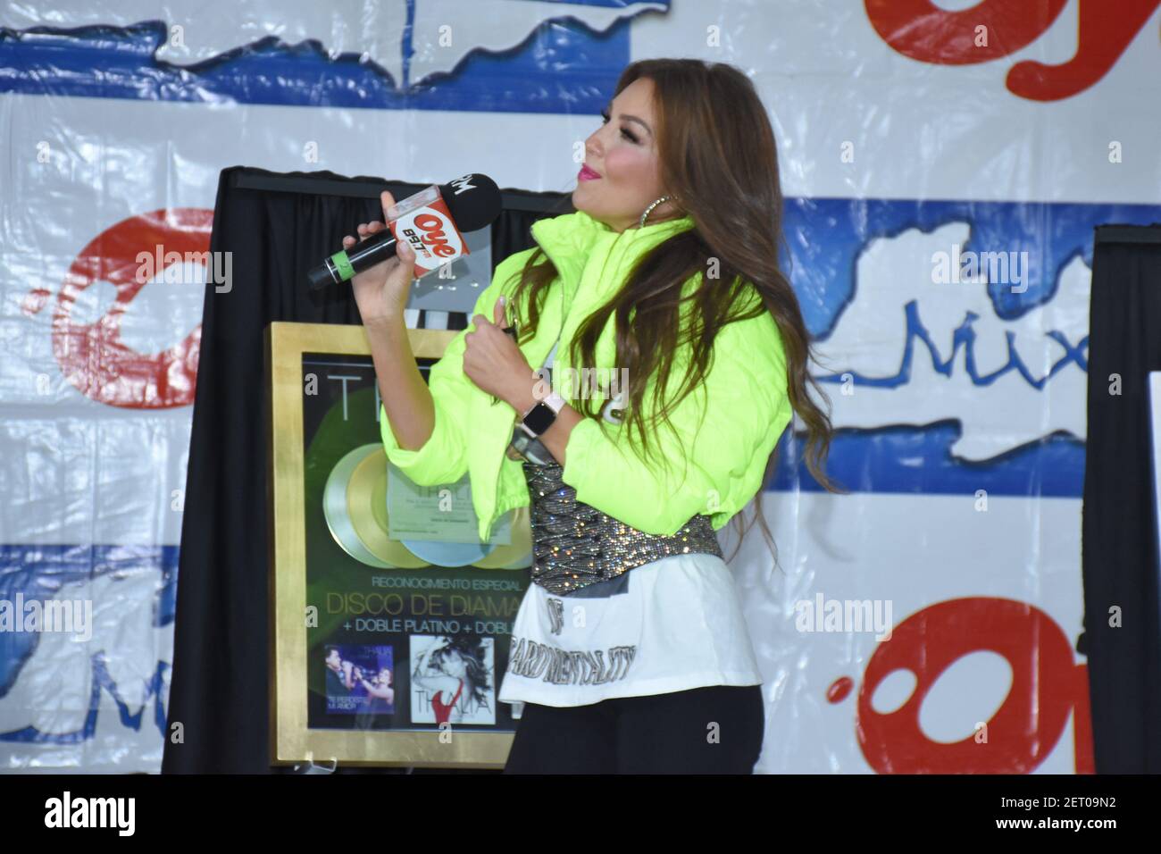 Mexican singer Thalia meets with her fans as part of the promotio of ...
