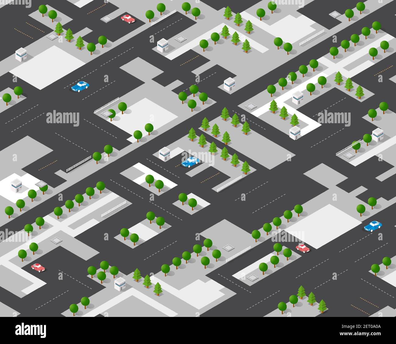 City plan from above Stock Vector Images - Alamy
