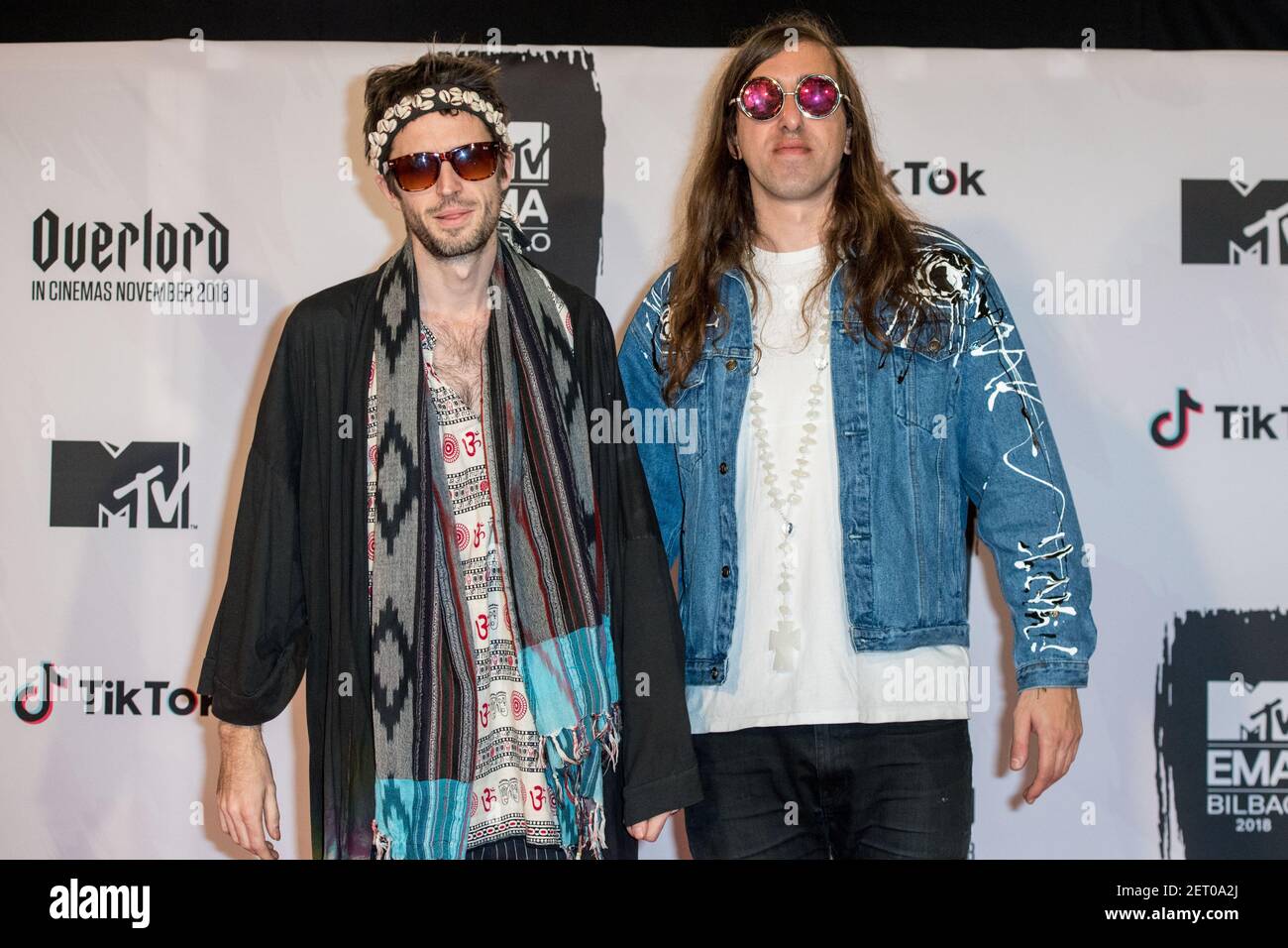 Sebastian Pringle and Gilbert Vierich in the Press Room during the 2018 ...