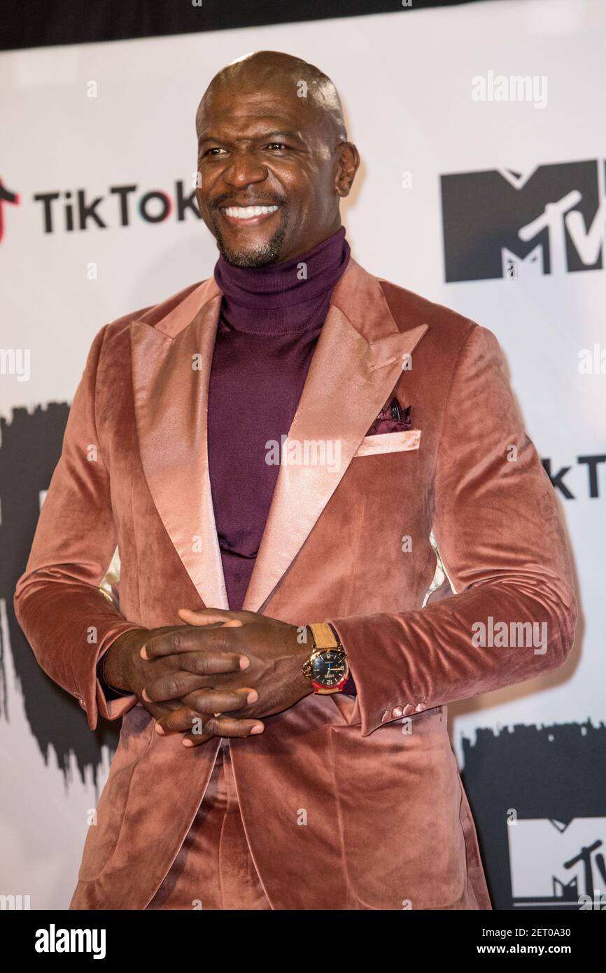 Terry Crews in the Press Room during the 2018 MTV Europe Music Awards ...
