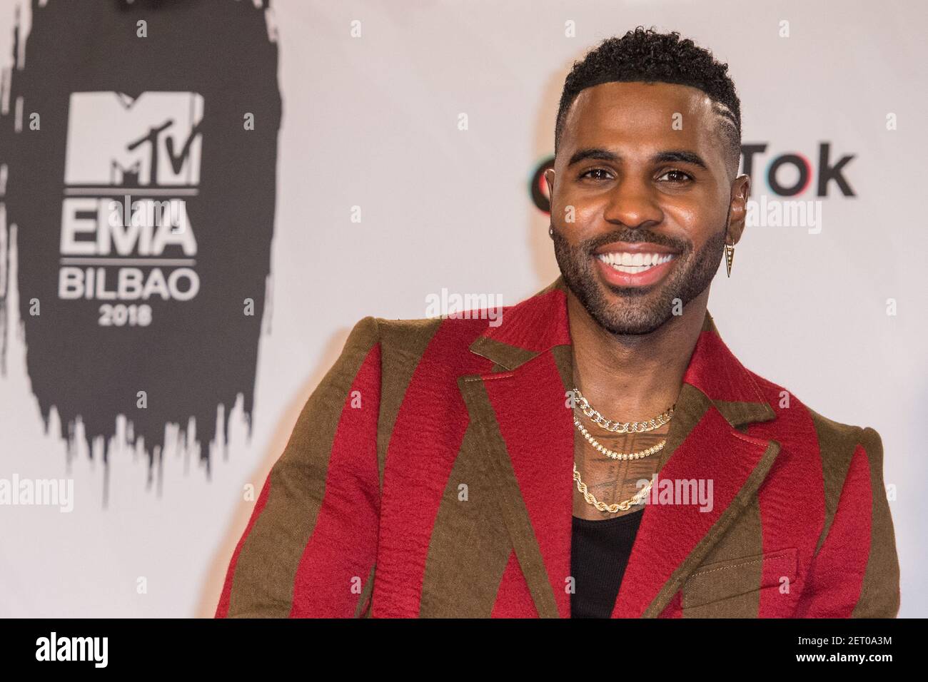 Jason Derulo in the Press Room during the 2018 MTV Europe Music Awards ...
