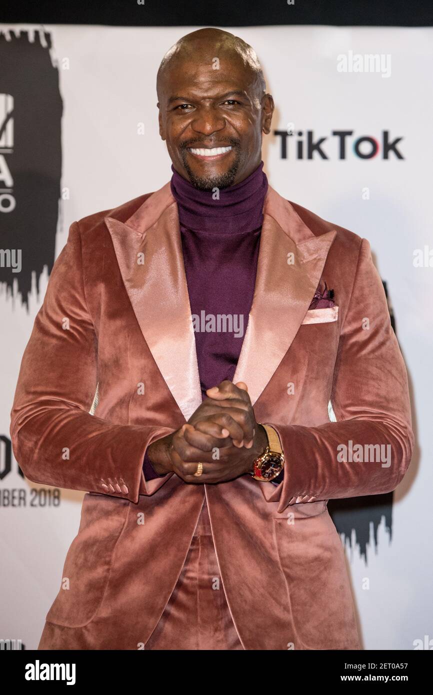 Terry Crews in the Press Room during the 2018 MTV Europe Music Awards ...