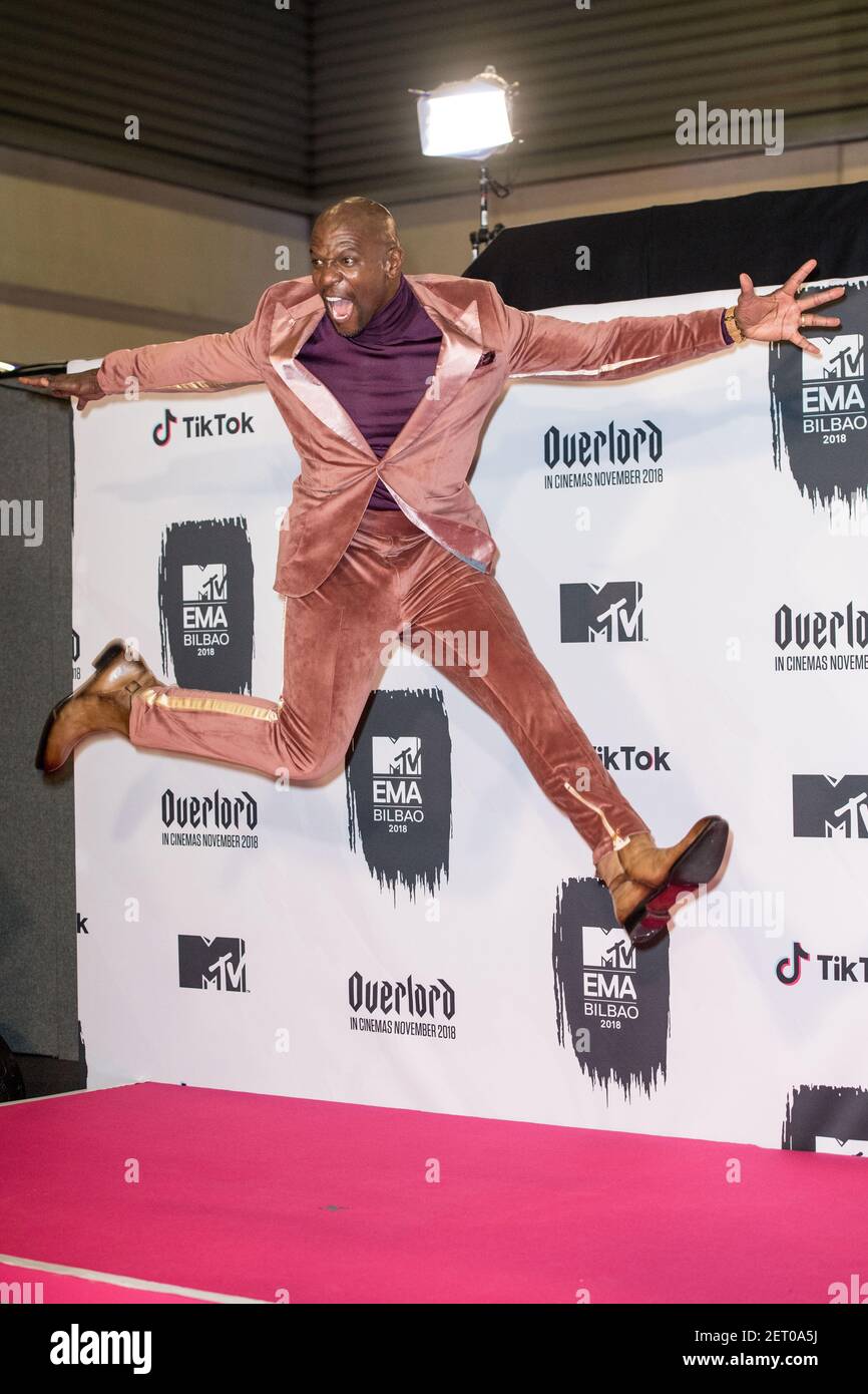 Terry Crews in the Press Room during the 2018 MTV Europe Music Awards ...
