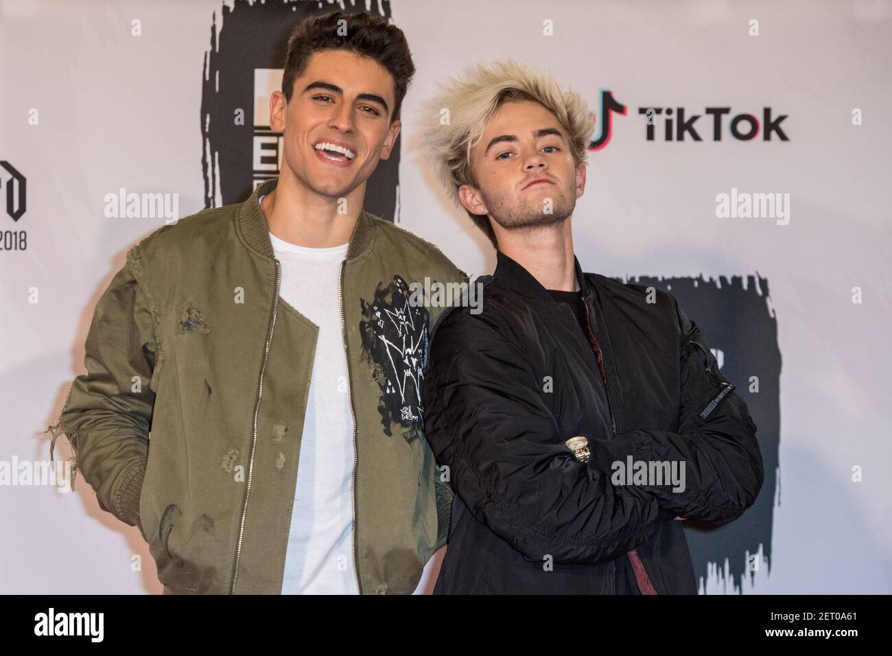 Jack and Jack in the Press Room during the 2018 MTV Europe Music Awards ...