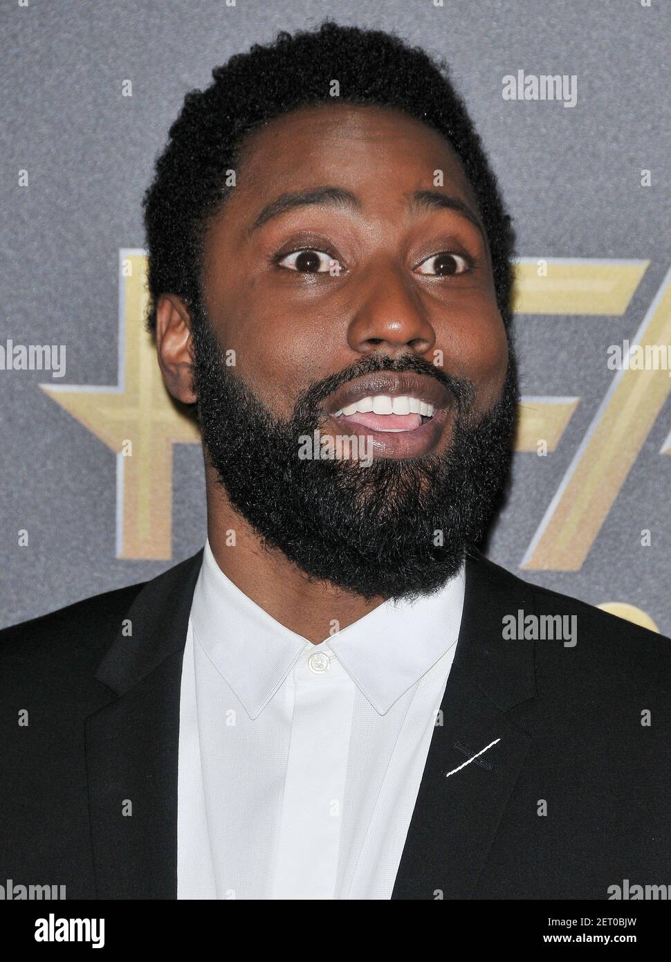 John David Washington arrives at the 22nd Annual Hollywood Film Awards ...