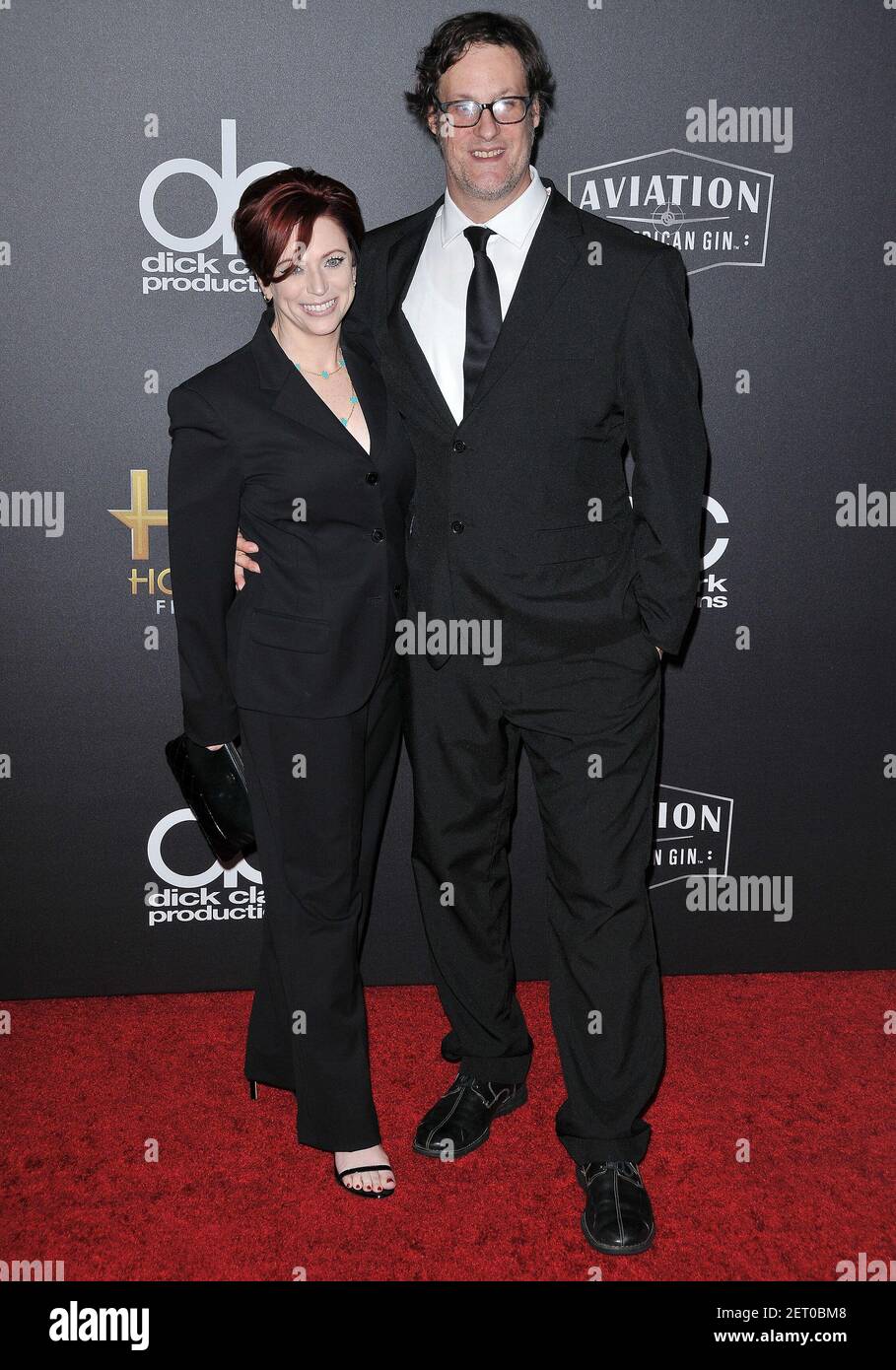 (L-R) Sheena M. Joyce and Don Argott at the 22nd Annual Hollywood Film Awards held at the ...