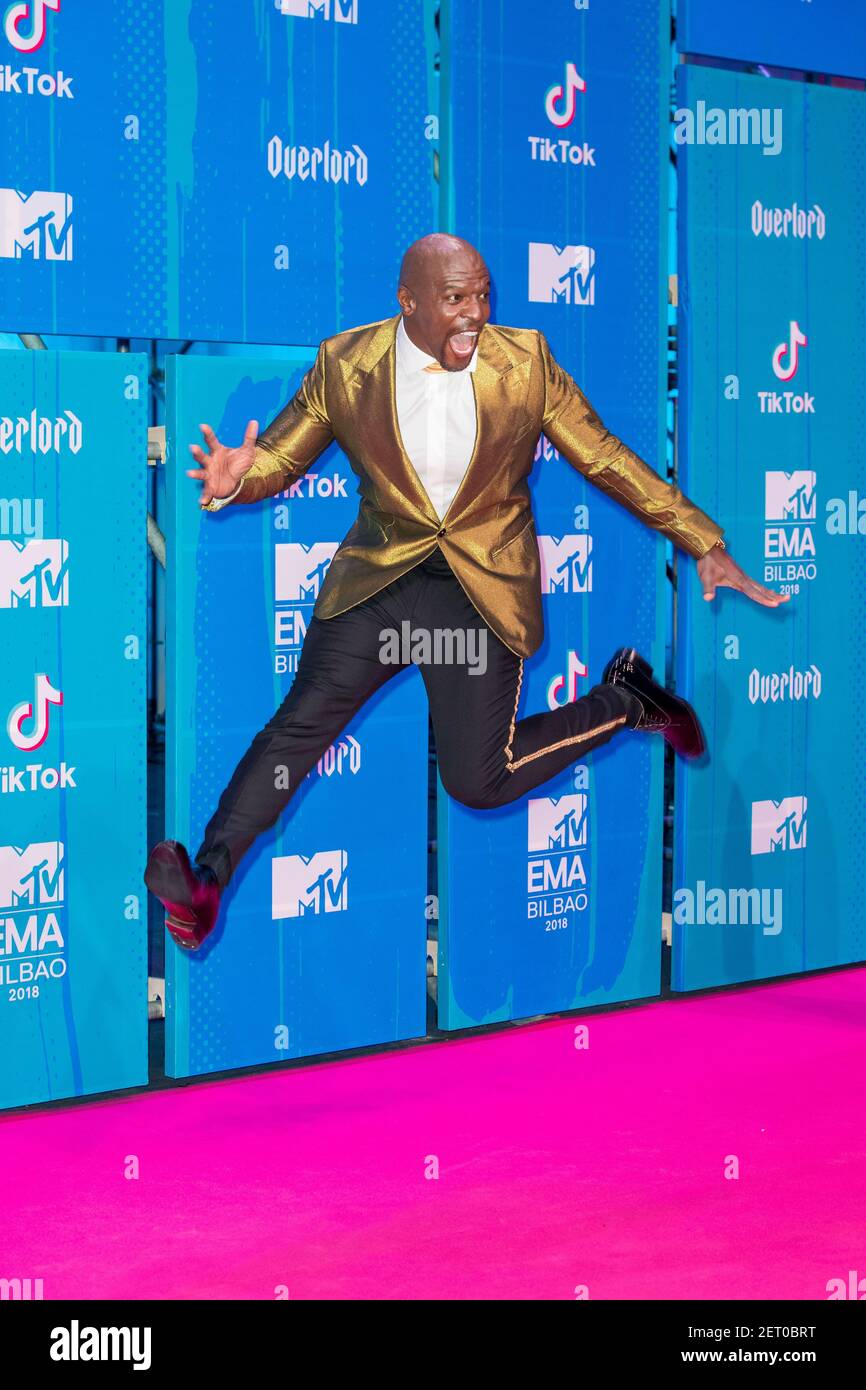 Terry Crews on the red carpet for the 2018 MTV Europe Music Awards at ...