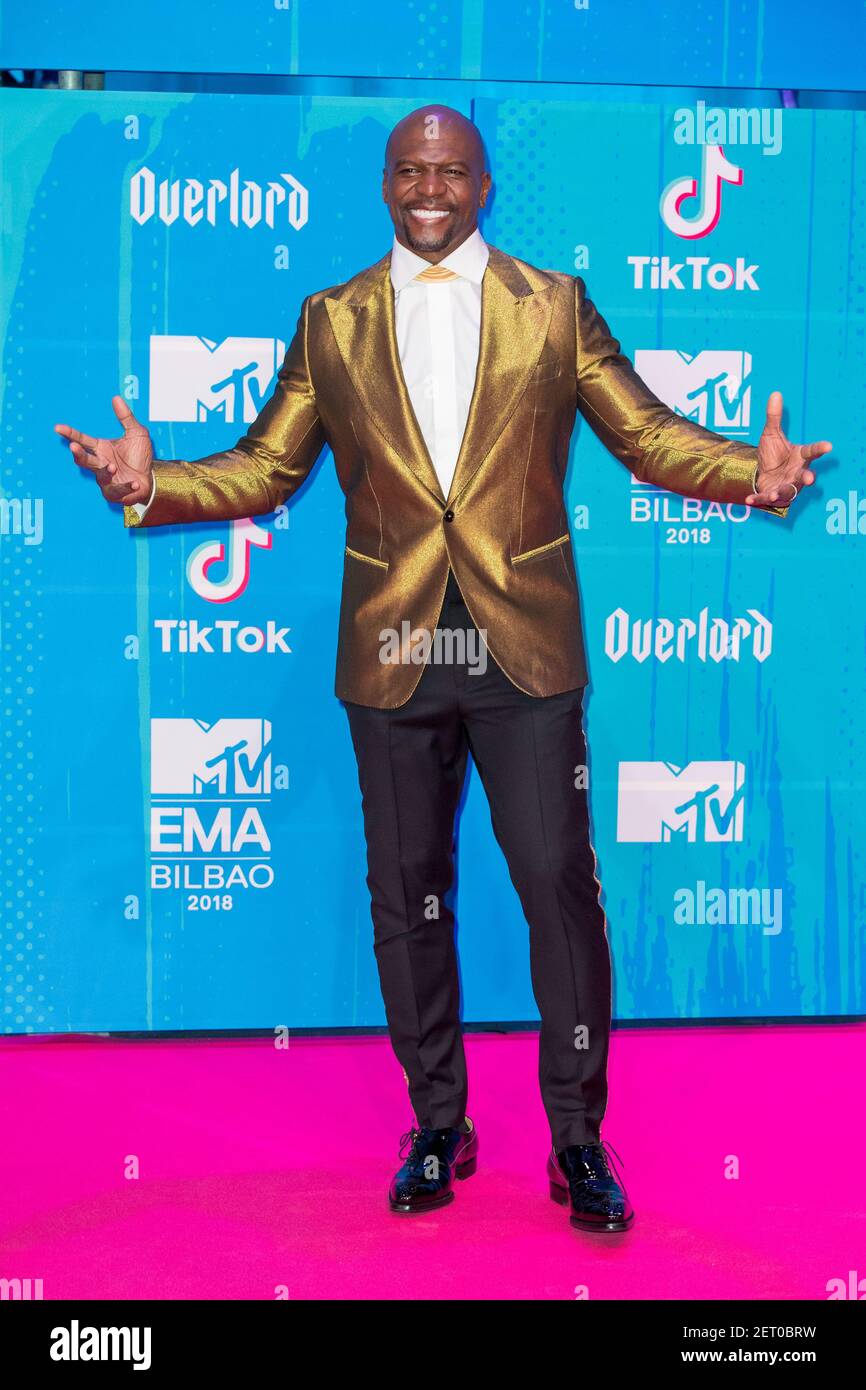 Terry Crews on the red carpet for the 2018 MTV Europe Music Awards at ...