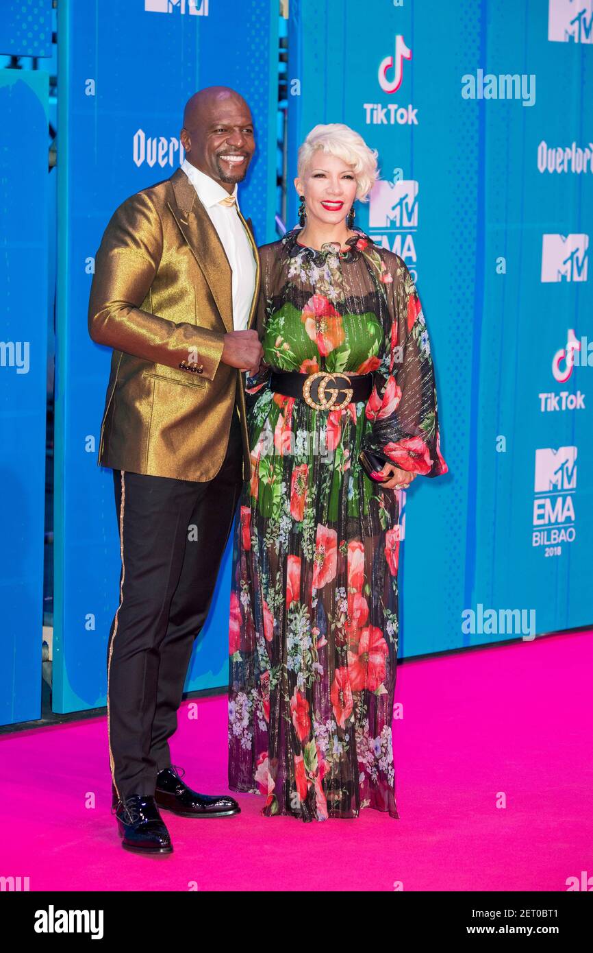 Terry Crews en Rebecca King-Crews on the red carpet for the 2018 MTV ...