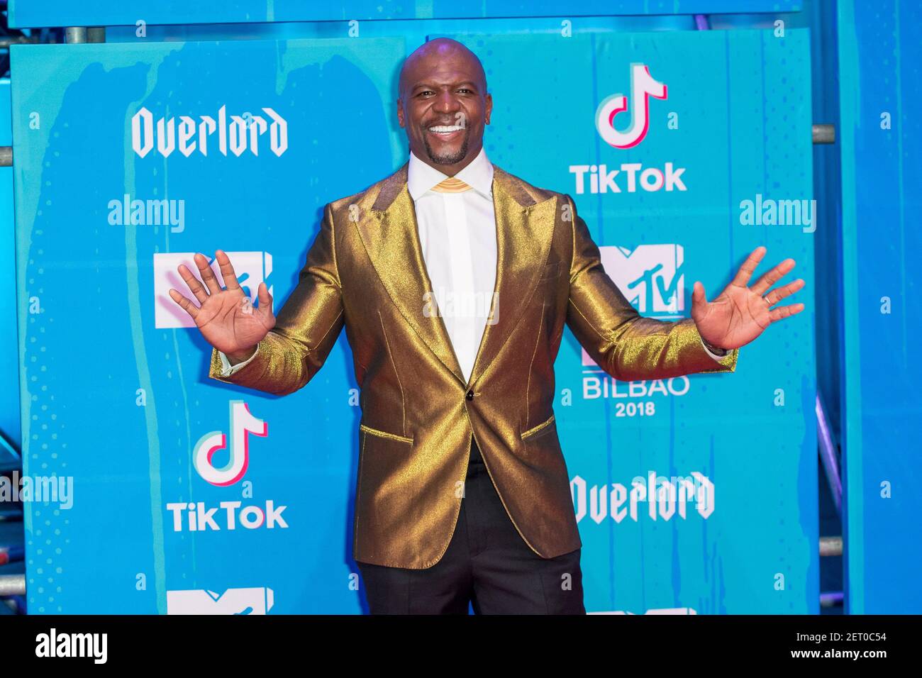 Terry Crews on the red carpet for the 2018 MTV Europe Music Awards at ...