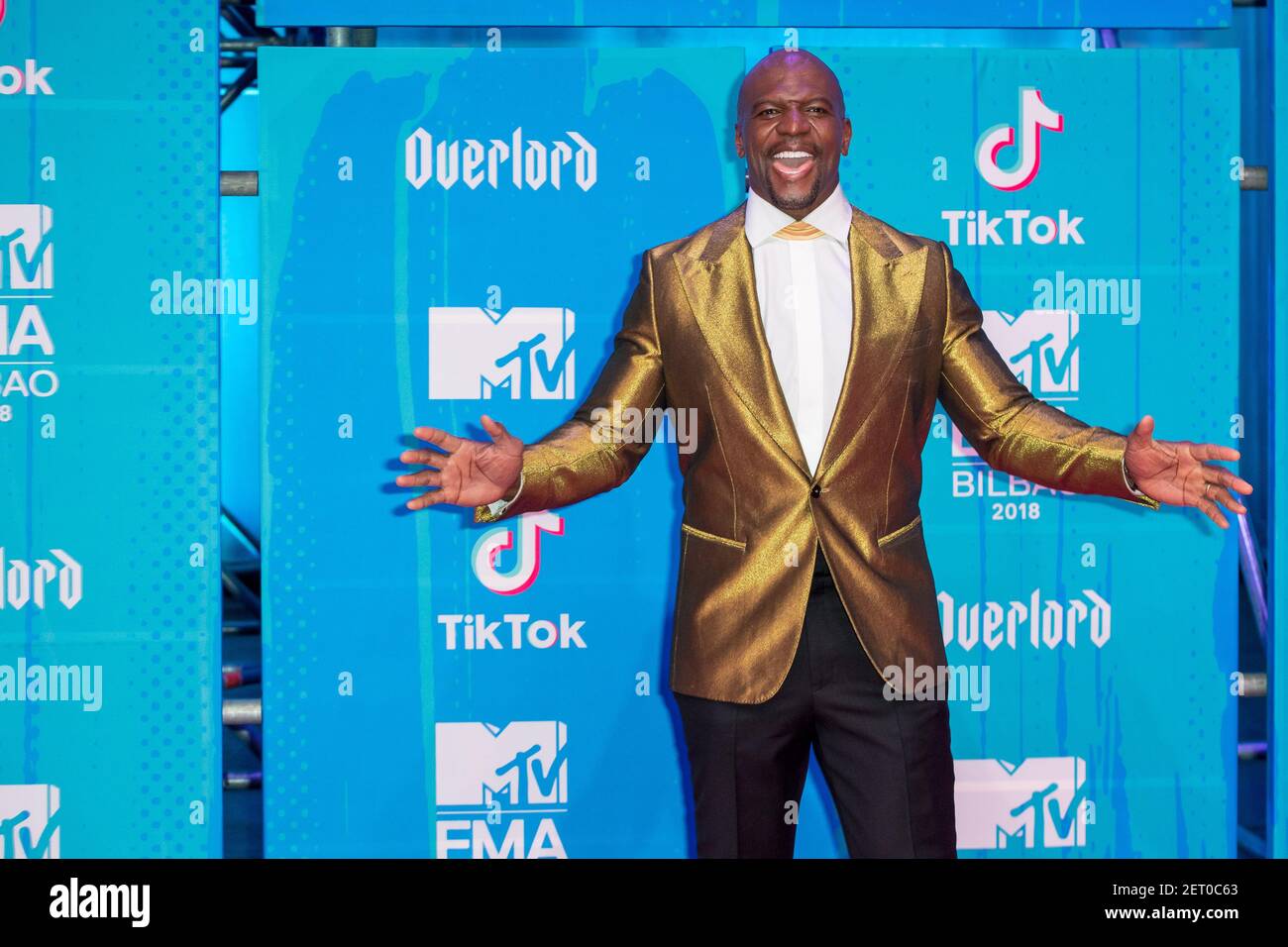 Terry Crews on the red carpet for the 2018 MTV Europe Music Awards at ...