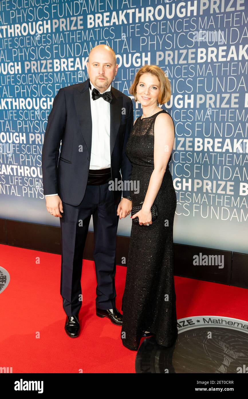 Leonid Solovyev and Elena Ziskind attend 7th Annual Breakthrough Prize ...