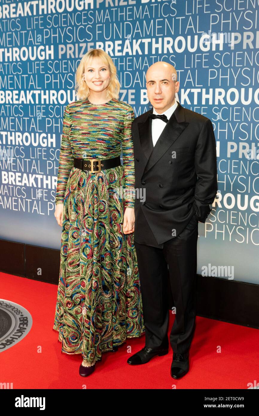 Julia Milner and Yuri Milner attend 7th Annual Breakthrough Prize ...