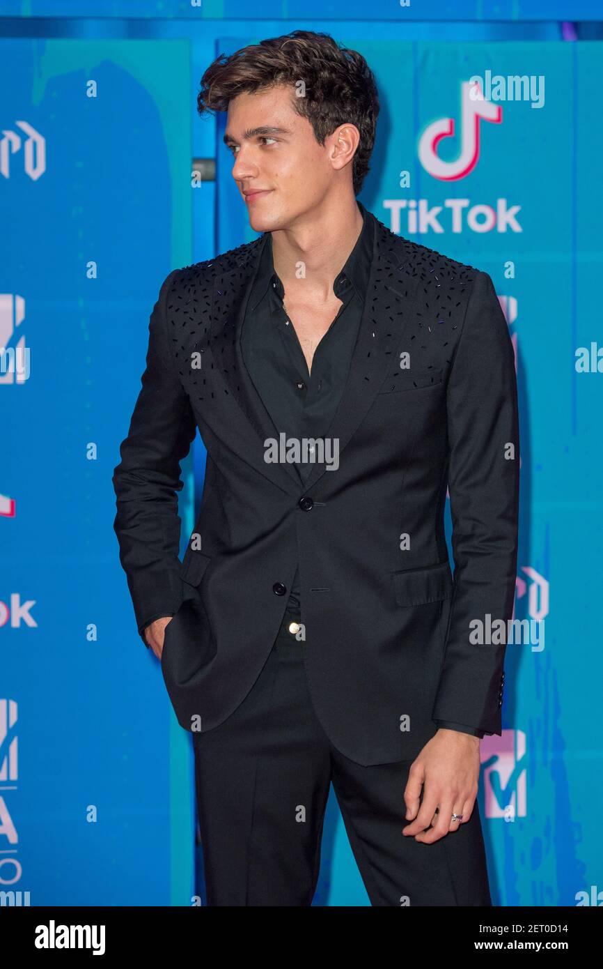 Xavier Serrano at the 2018 MTV Europe Music Awards at Bilbao Exhibition ...