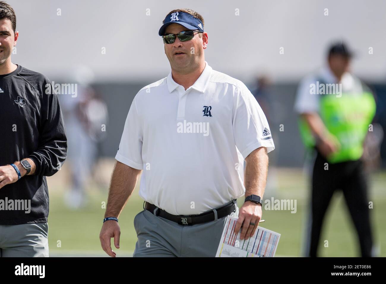 November 3, 2018: Rice Owls head coach Mike Bloomgren prior to an NCAA ...
