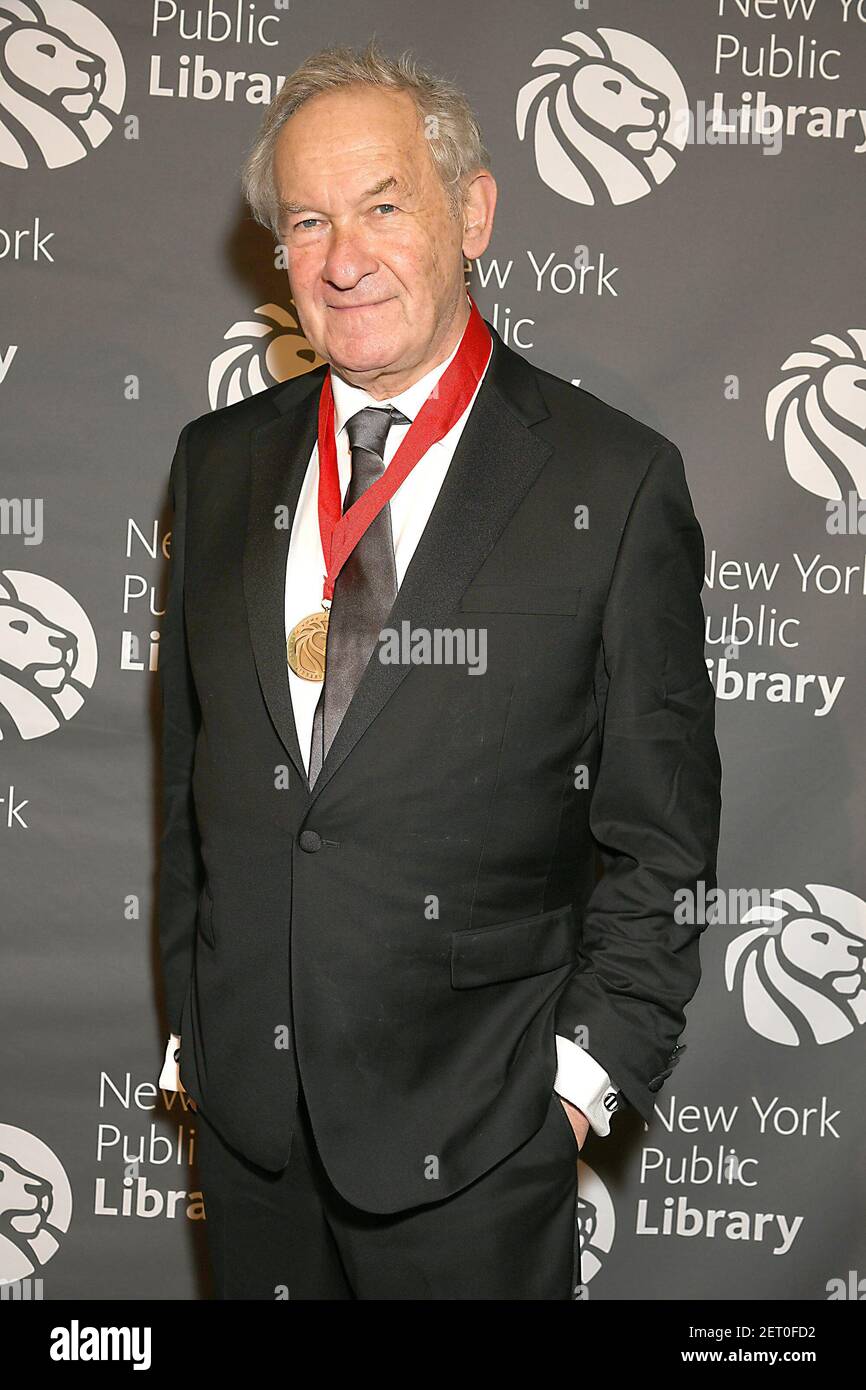 writer Simon Schama attends the New York Public Library 2018 Library ...
